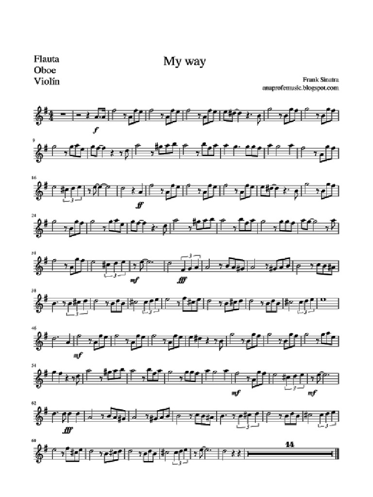 My Way Violín | PDF