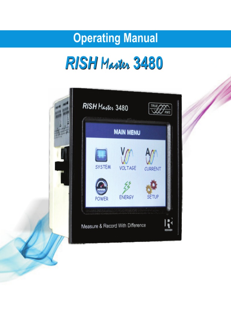 Medidor Rish - Master - 3480 | PDF | Relay | Manufactured Goods
