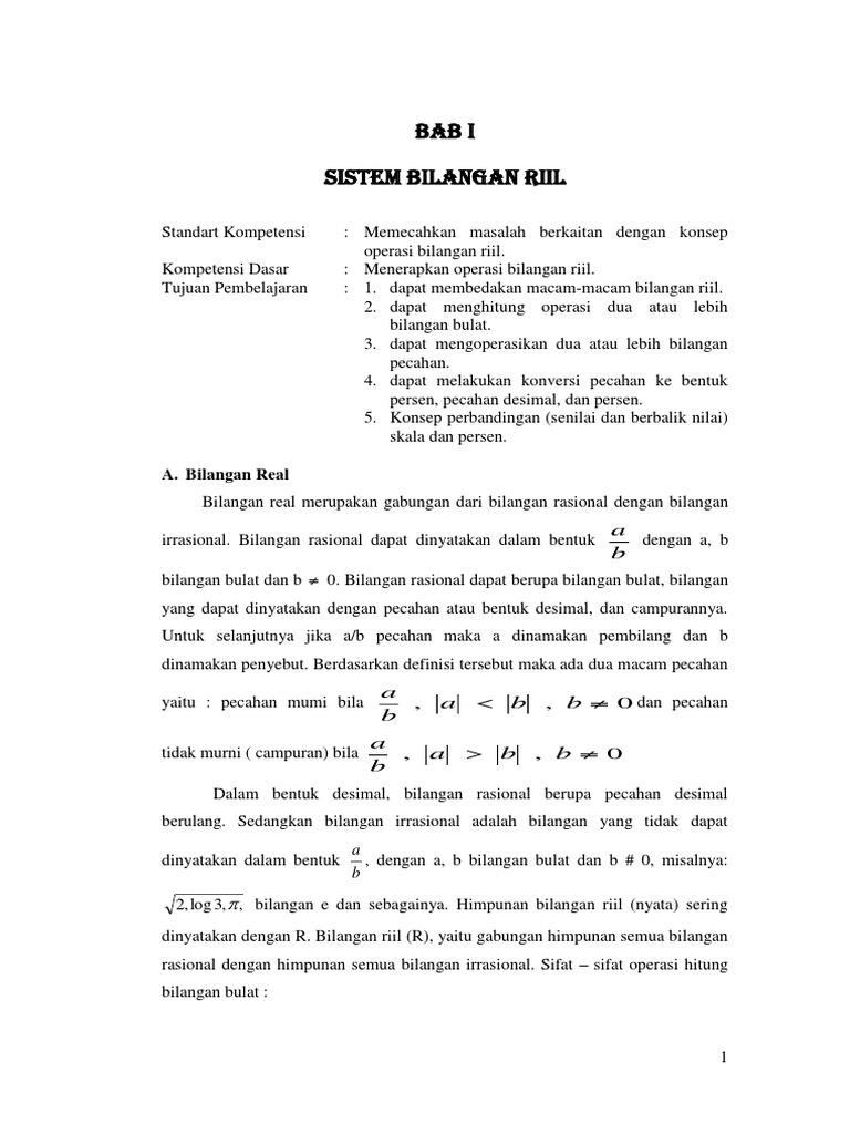 Modul Kalkulus I | PDF