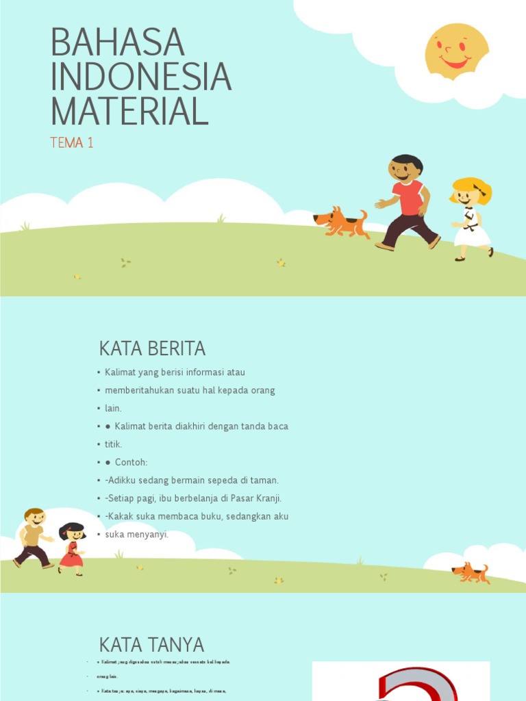 Bahasa Indonesia Material | PDF