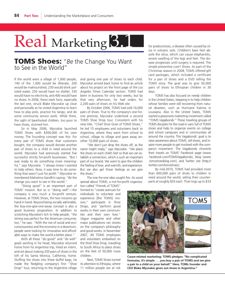 TOMS Shoes | PDF | Business | Economies
