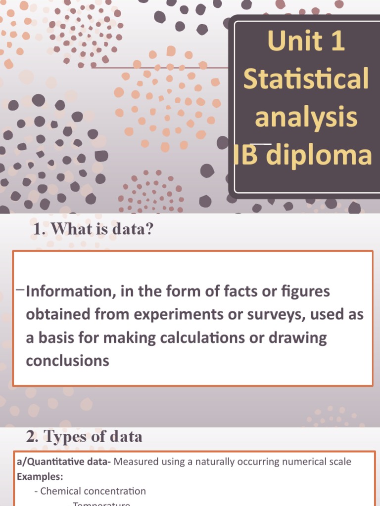 Statistical Analysis For Ib Biology | PDF | Standard Deviation ...