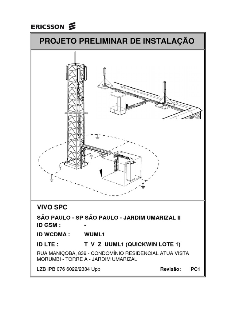 Instalação de LTE e WCDMA em SP | PDF | LTE (telecomunicação) | Informática