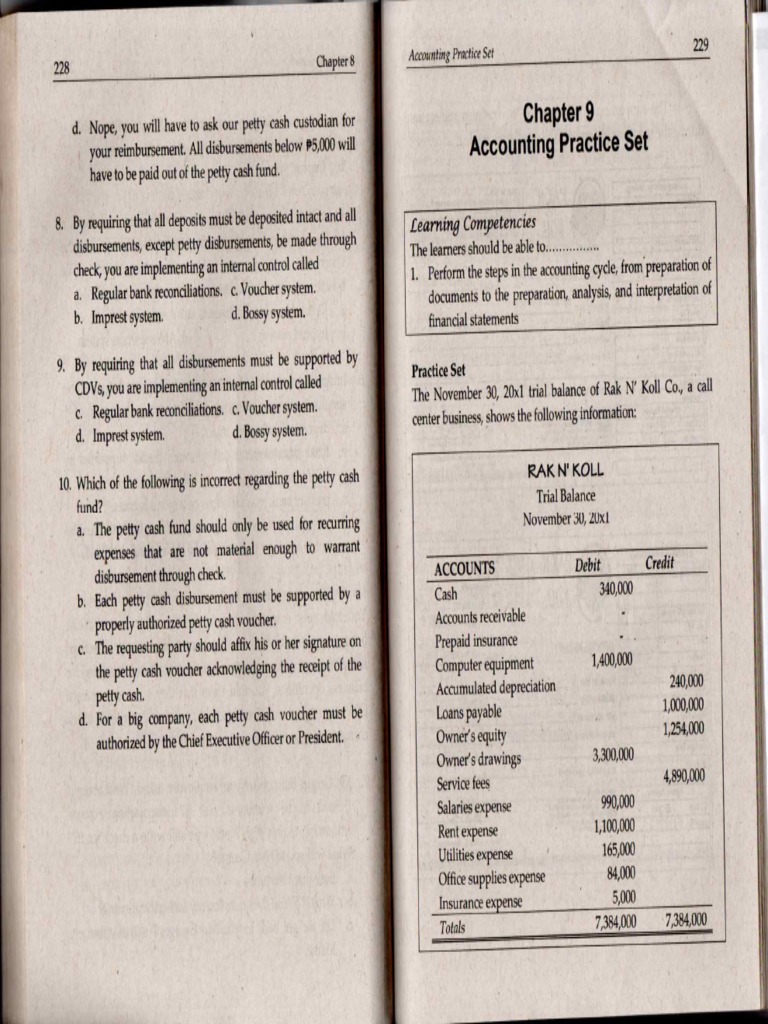 Chapter 9 Accounting Practice Set | PDF