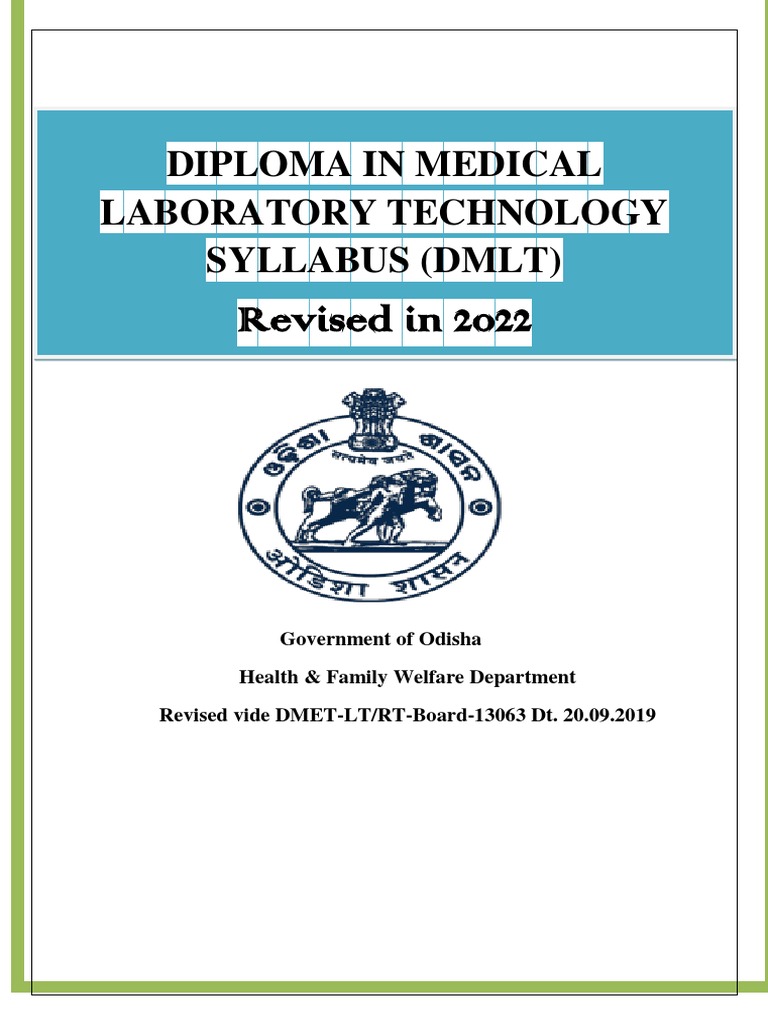 DMLT Syllabus Final 2022 | PDF | Fixation (Histology) | Staining