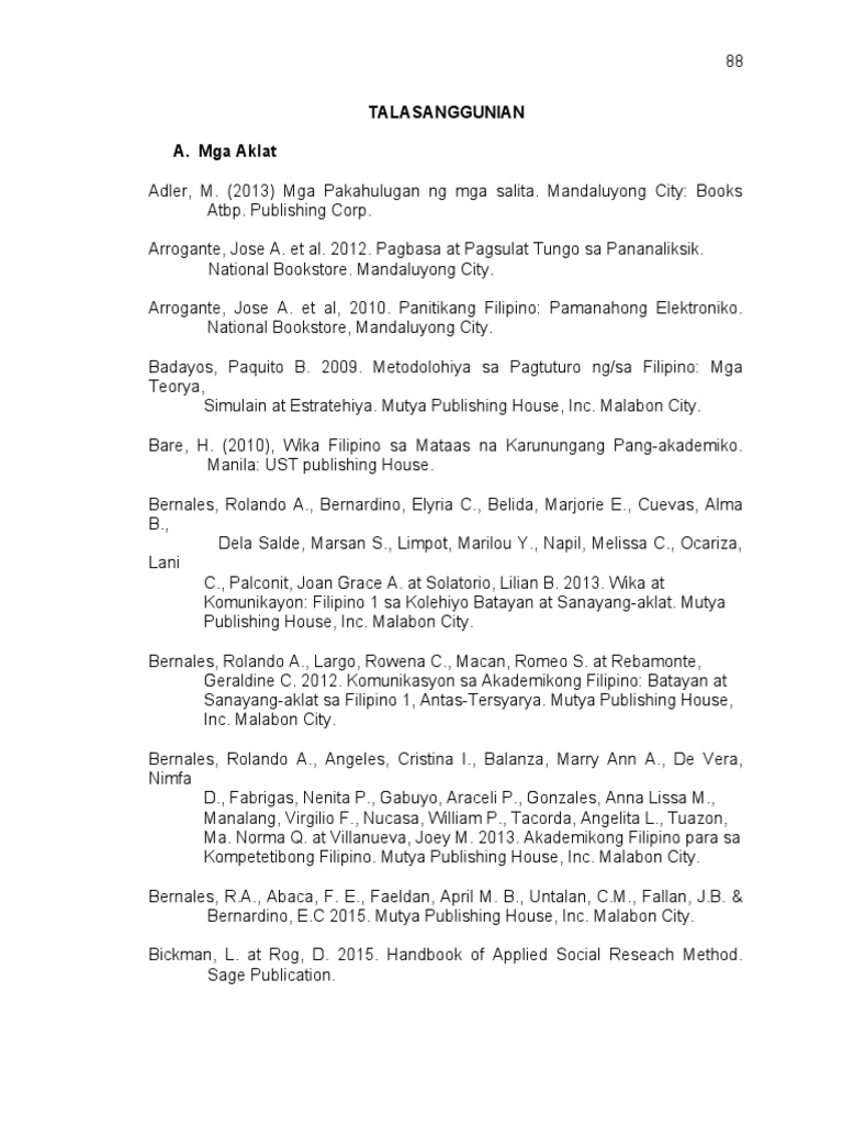 TALASANGGUNIAN | PDF