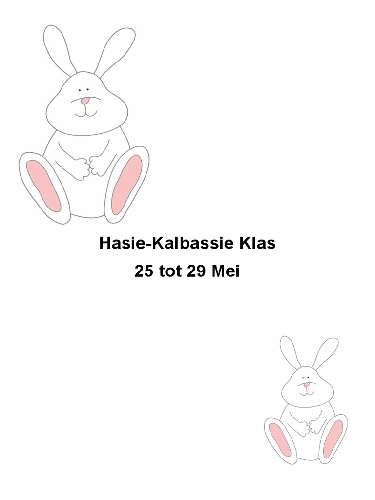 Hasie-Kalbassie 25 Mei | PDF
