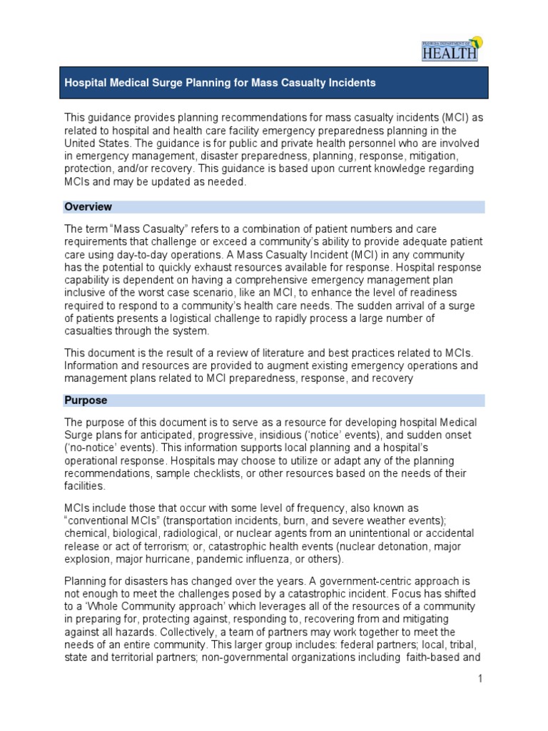 wny-hospital-medical-surge-planning-for-mass-casualty-incidents | PDF ...