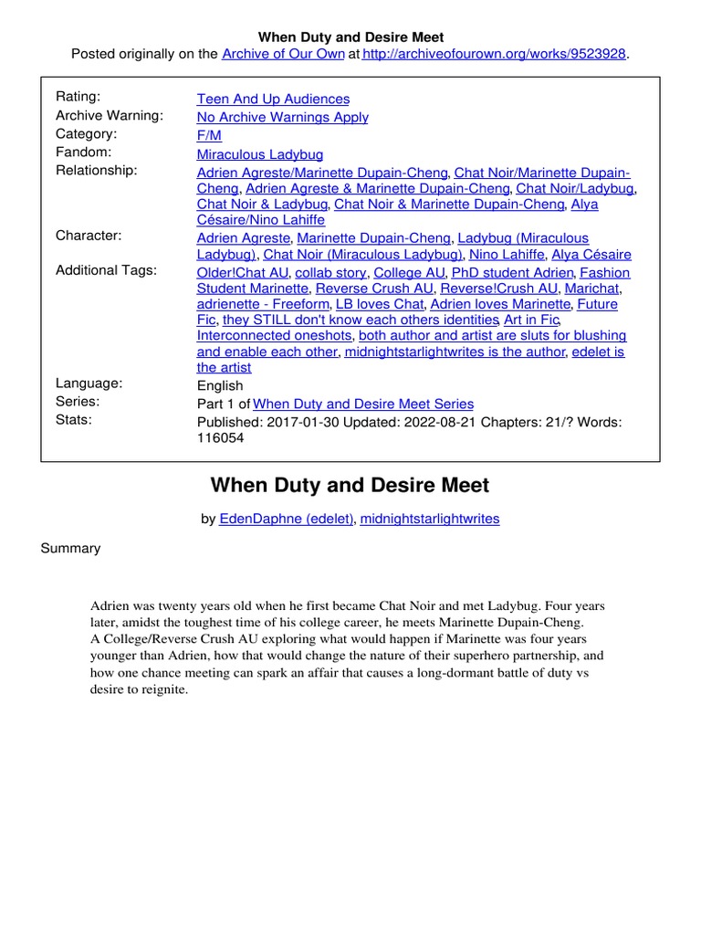 When Duty and Desire | PDF