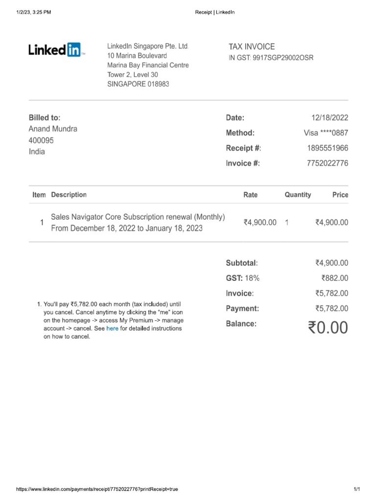 Linkedin December | PDF
