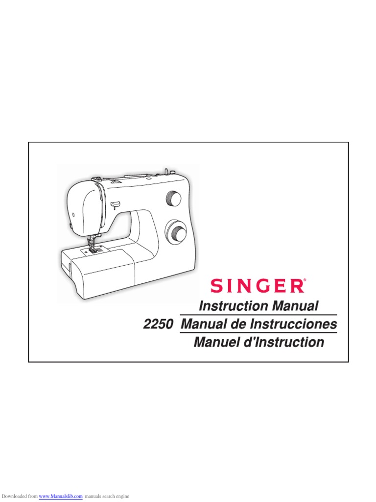 Singer 2250 | PDF