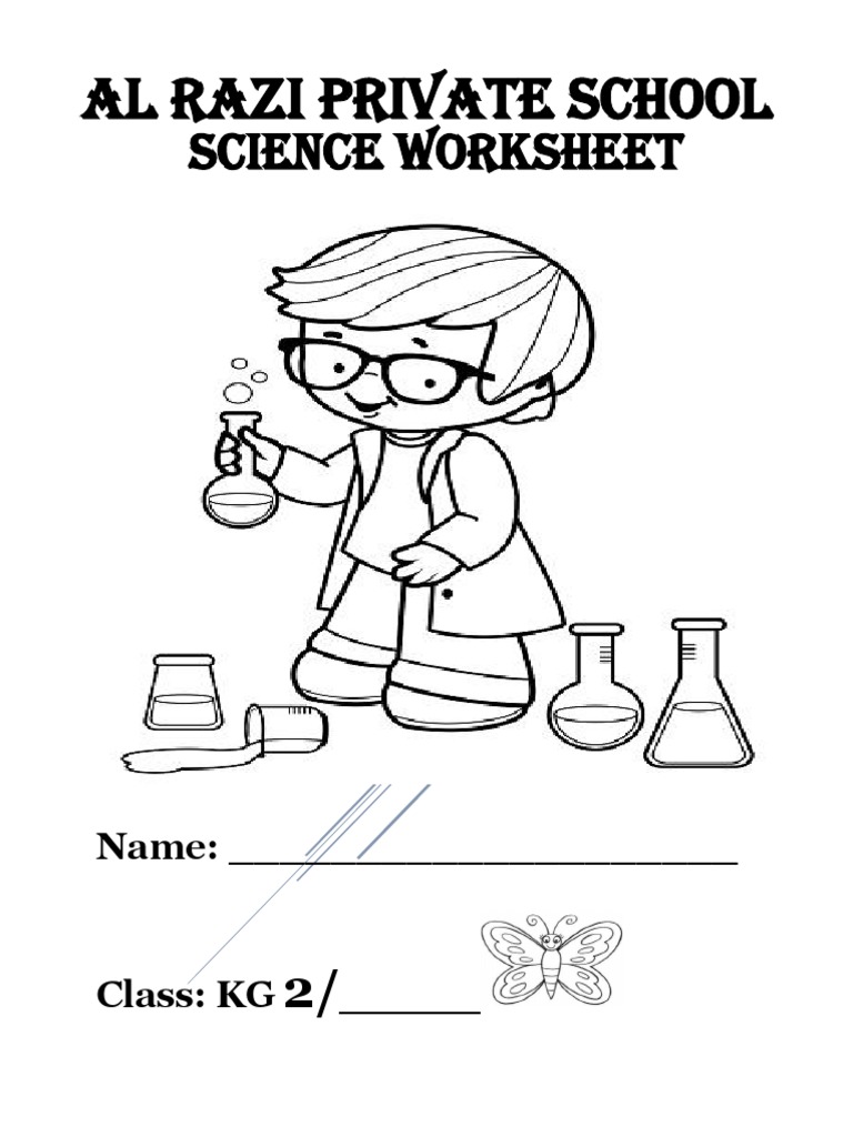 Science Worksheet For KG 2 | PDF | Senses | Transport
