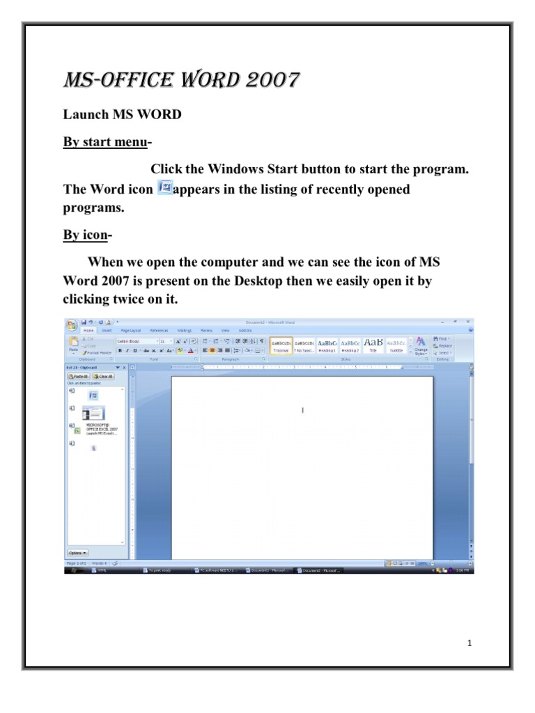 Word ND Excel Assi | PDF | Microsoft Word | Microsoft Excel