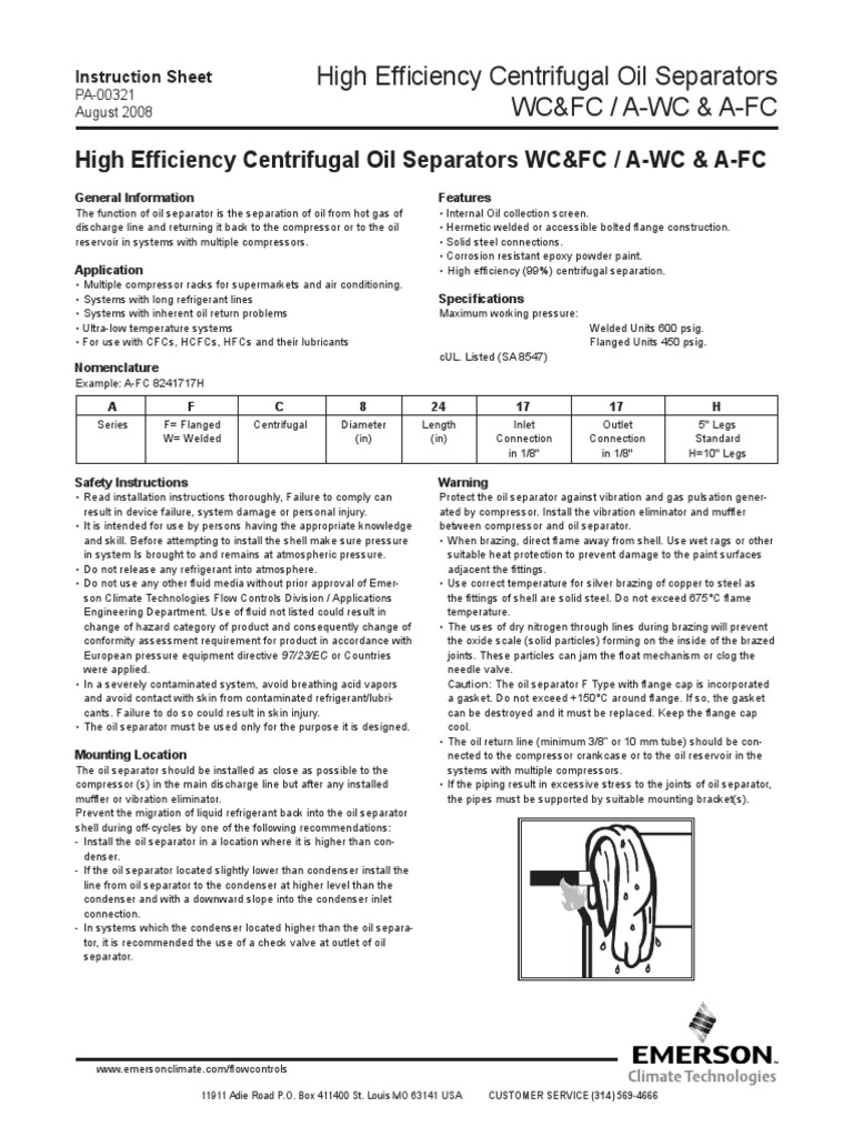 Turbashed Emerson | PDF | Valve | Heat Exchanger