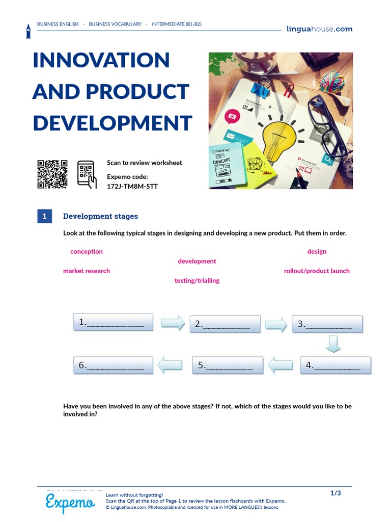 Innovation and Product Development British English Teacher Ver2 | PDF | Innovation | Software ...