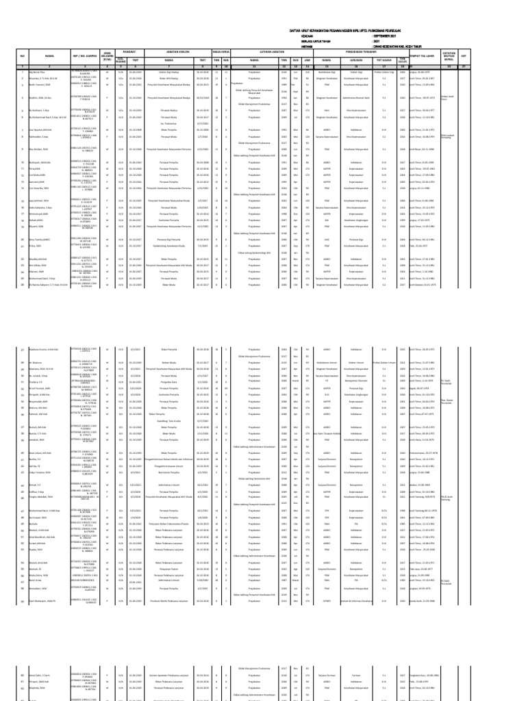 DUK 2021 PKM Peureulak | PDF