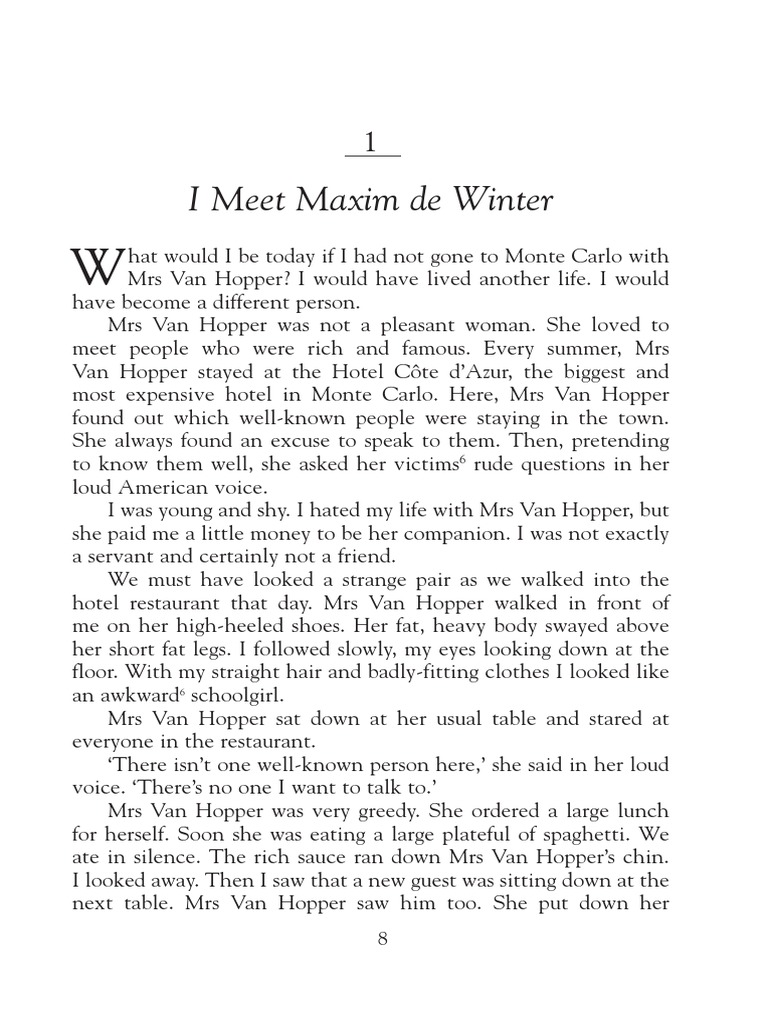 Rebecca Sample Chapter | PDF