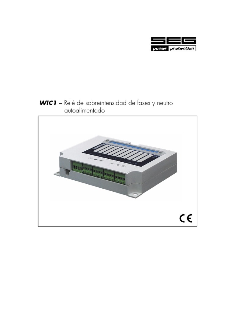Wic1 Es | PDF | Relé | Corriente eléctrica