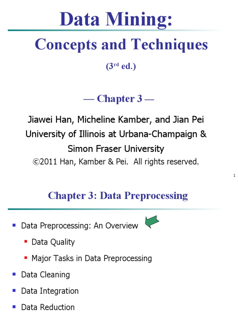 3 Preprocessing | PDF 3 Preprocessing | PDF