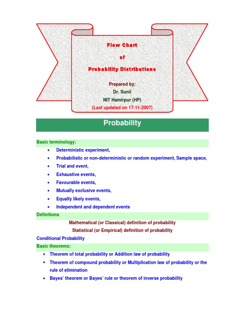Probability Flow Chart Overview | PDF