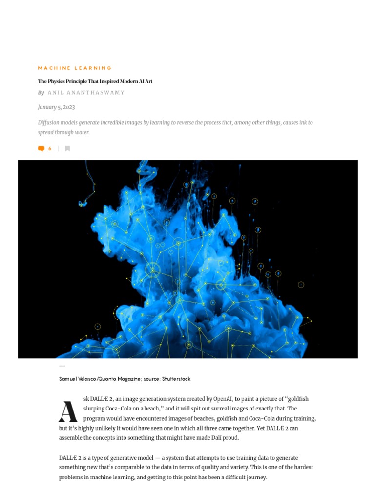 Physics Behind AI Art Generation | PDF | Machine Learning | Artificial ...