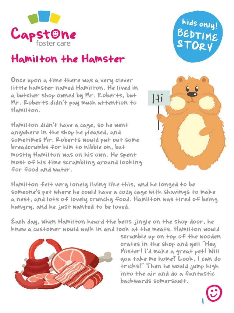 Hamilton The Hamster: Story | PDF