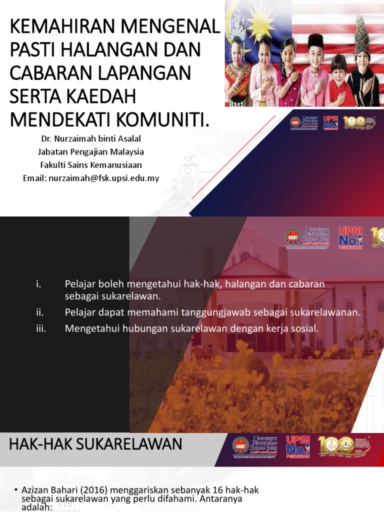 Halangan dan Cabaran Sukarelawan | PDF