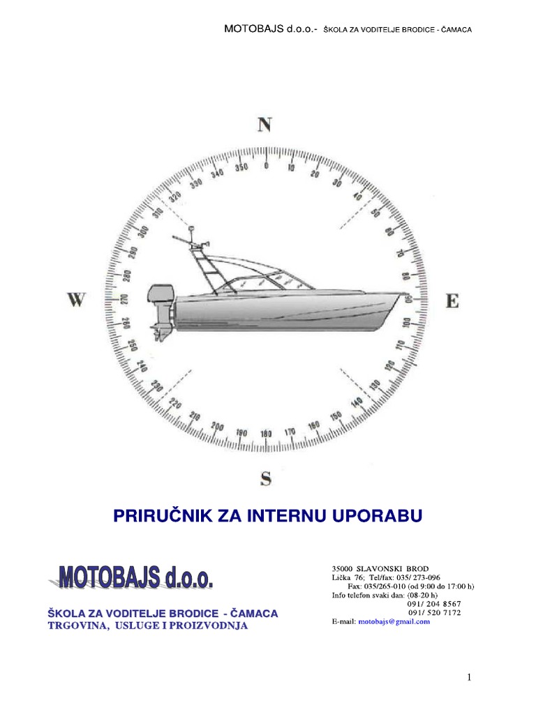 Skripta Za Voditelja Brodice U Boji | PDF
