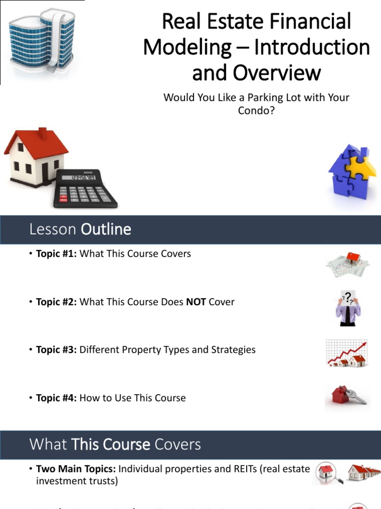 RE 01 01 Introduction Slides | PDF | Lease | Condominium