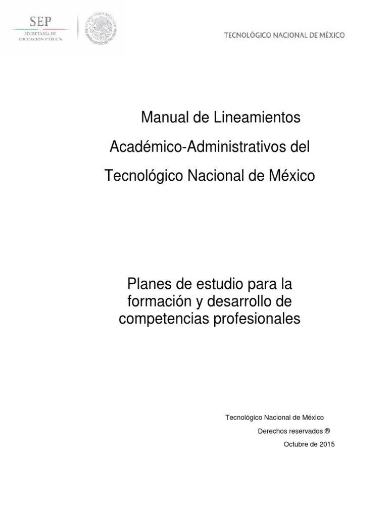 Manual - de - Lineamientos - TecNM CAPÍTULO 12.LINEAMIENTO PARA LA ...