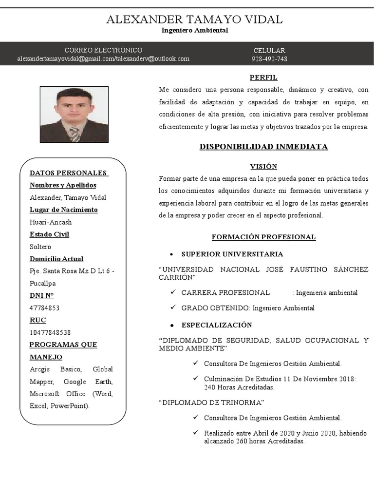 CV - Alex-2022 | PDF