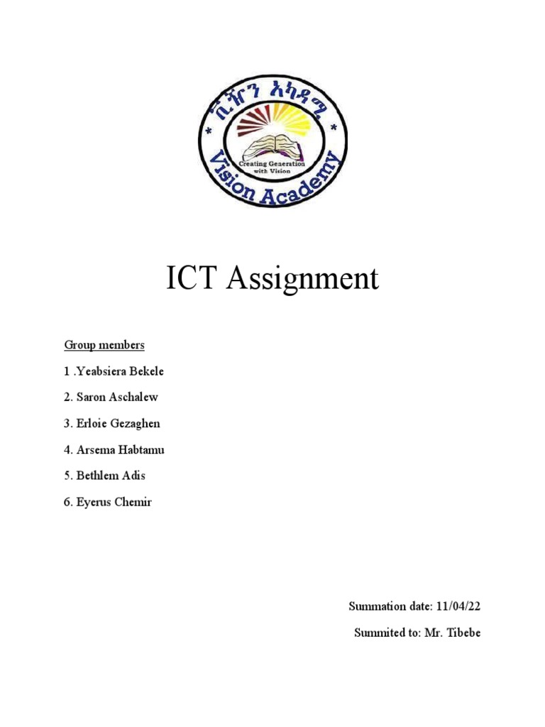 ICT Assignment | PDF | Abstract Algebra | Mathematics Of Computing