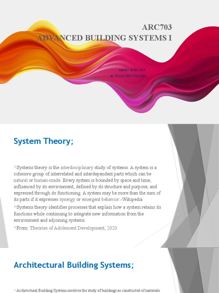 Portal Frame Slides | PDF | Systems Theory | System