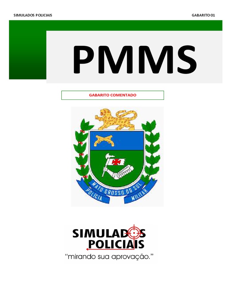 GABARITO 01-Mesclado | PDF