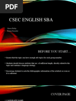 CXC Email, Letter, Report Formats | PDF