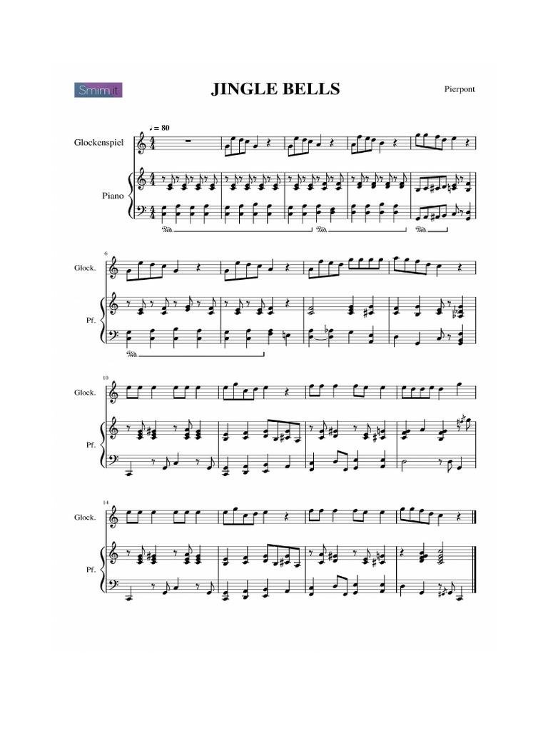 Jingle Bells Sheet | PDF