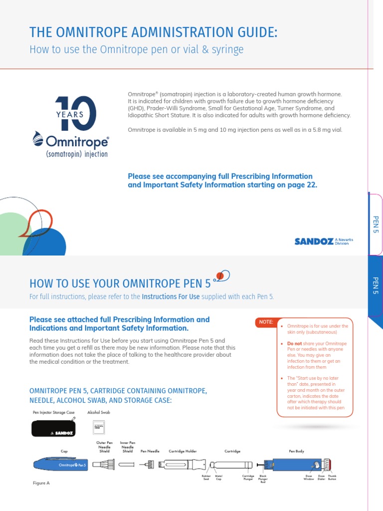 Omnitrope Administration Guide | PDF