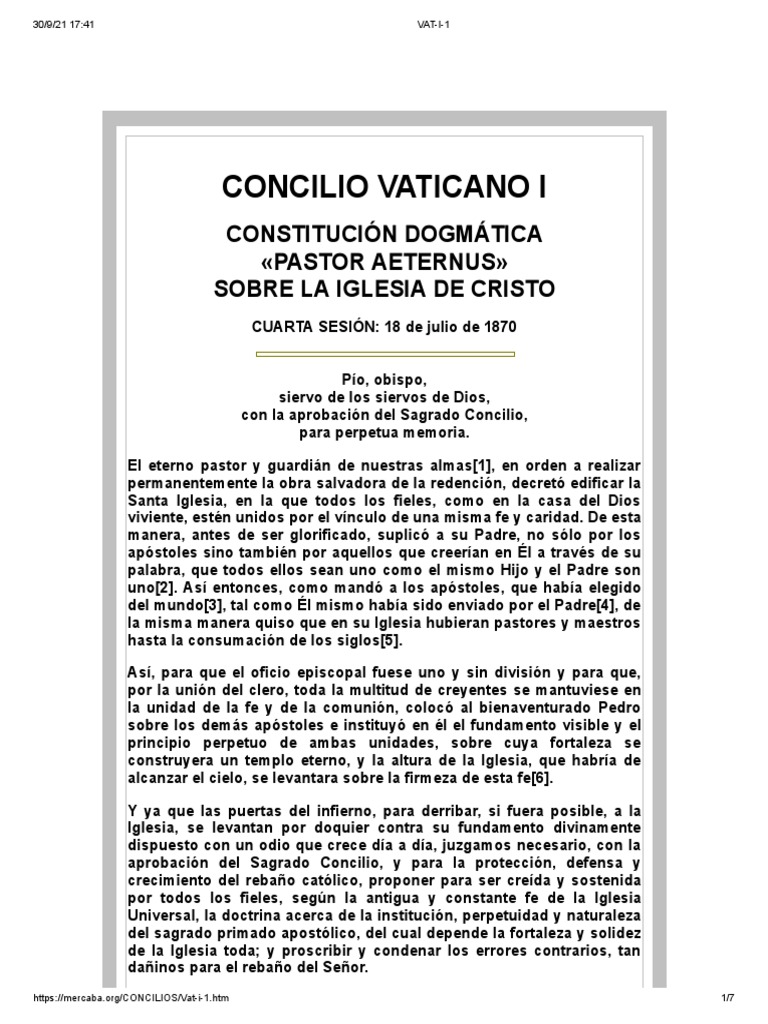 Pastor Aeternus | PDF