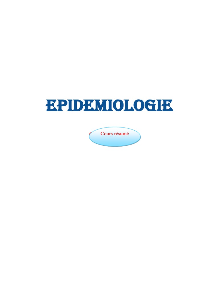Epidémiologie | PDF
