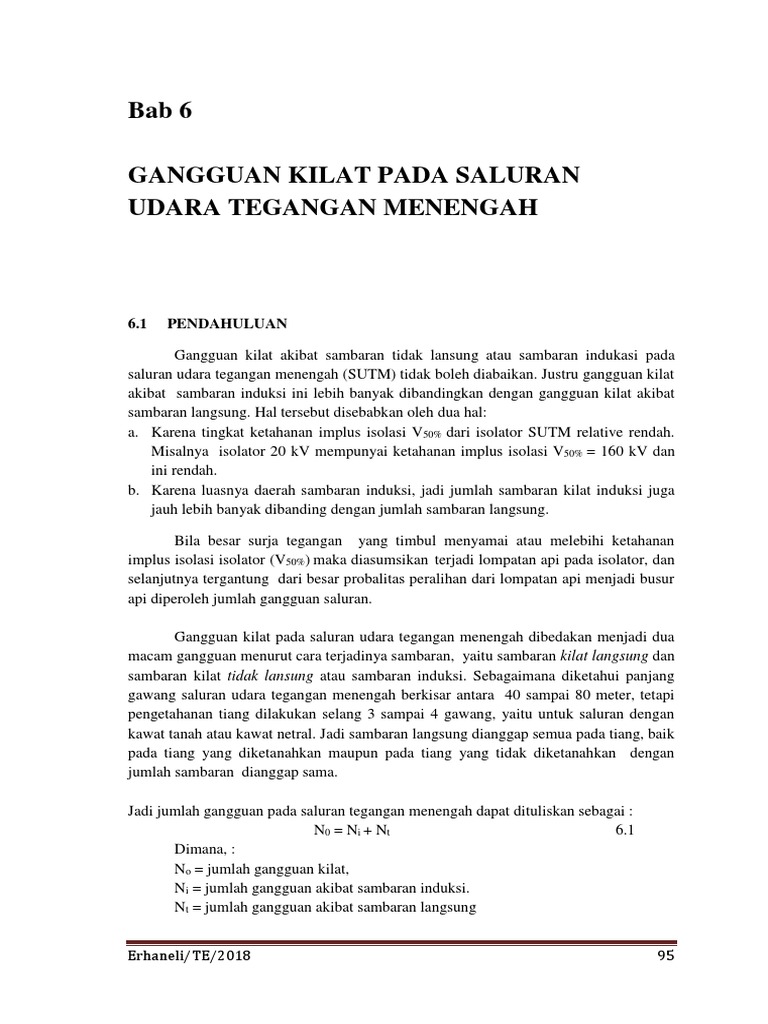 Bab 6 (Gangguan Kilat) | PDF | Sains & Matematika