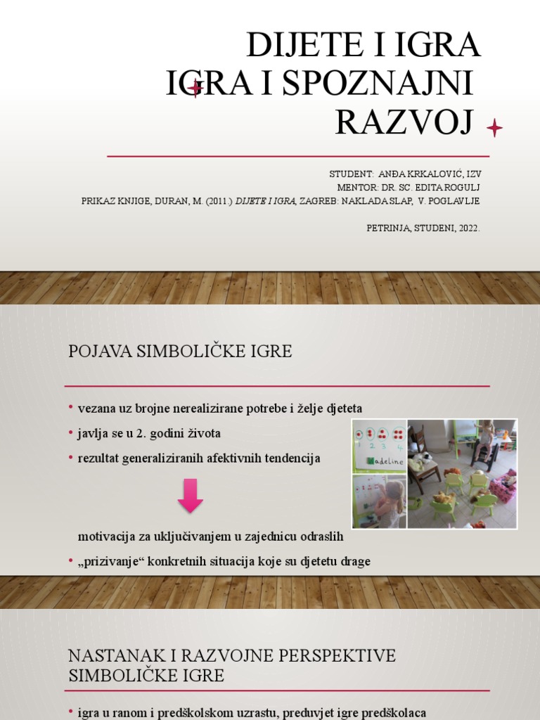 Dijete I Igra 1 | PDF