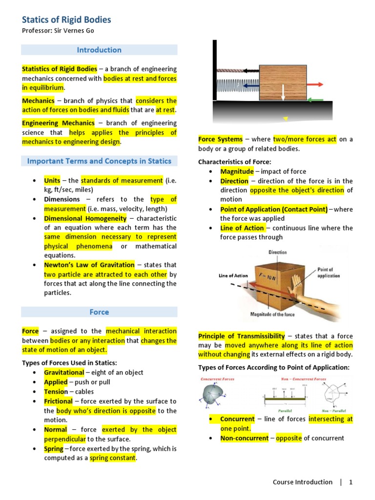Summative 1 Reviewer | PDF | Force | Mechanics