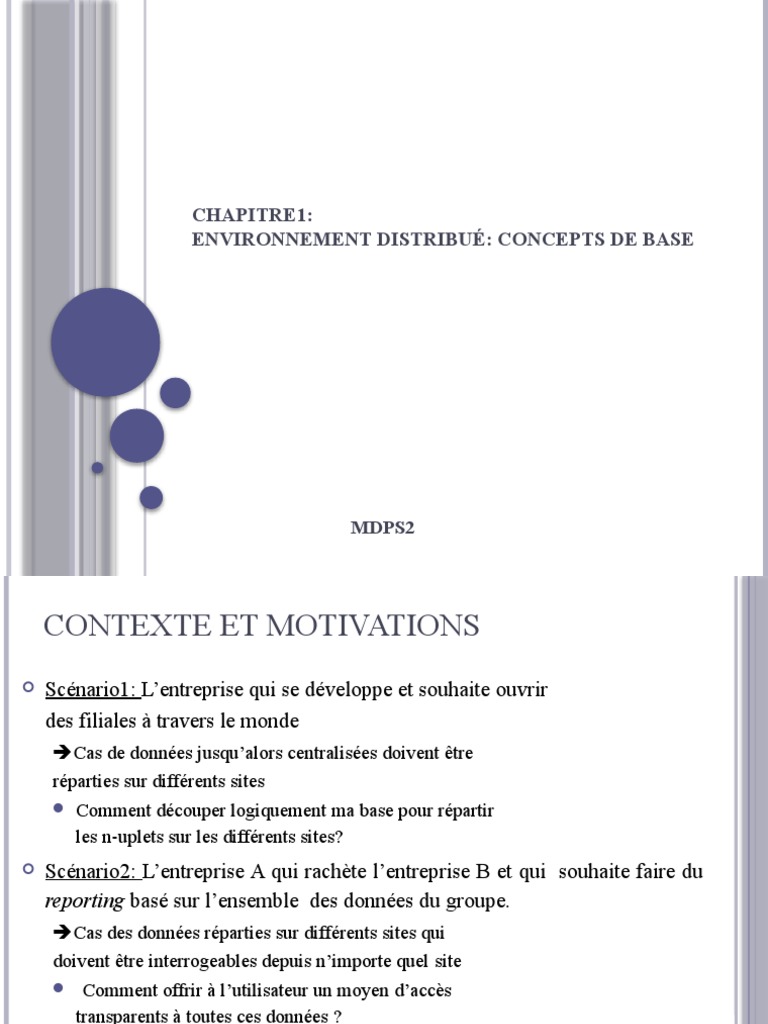 Chap1 Environnement Dsirtibué Final | PDF