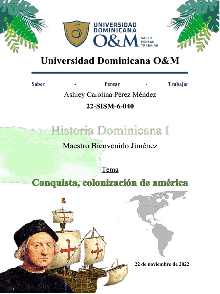 Descubrimiento y Conquista de Nuestra Isla - Ashley | PDF