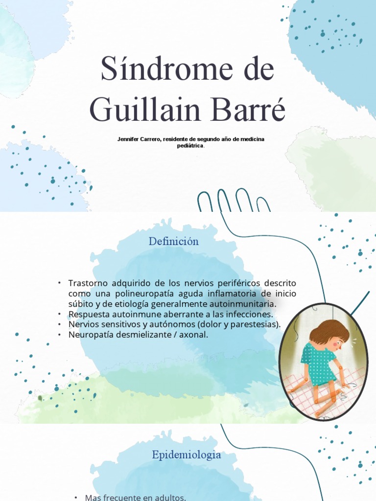 Síndrome de Guillain Barré en Niños | PDF | Neurociencia | Medicina CLINICA