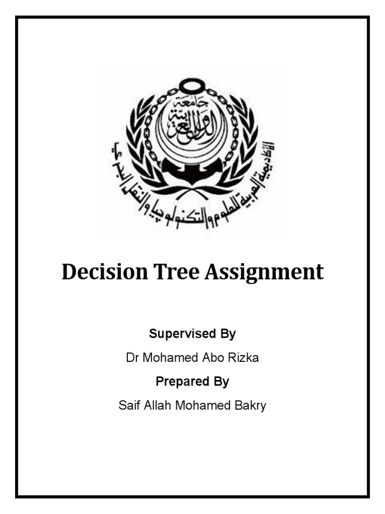 Decision Tree Assignment | PDF | Business | Technology & Engineering