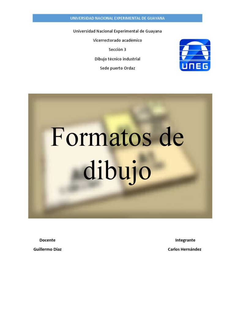 Formatos de Dibujo Técnico Industrial | PDF | Publicación | Equipo de ...