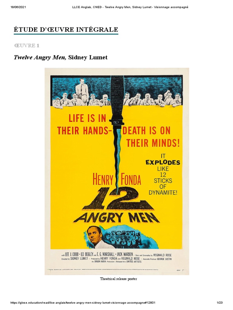 Twelve Angry Men: Juror Analysis Guide | PDF | Games & Activities