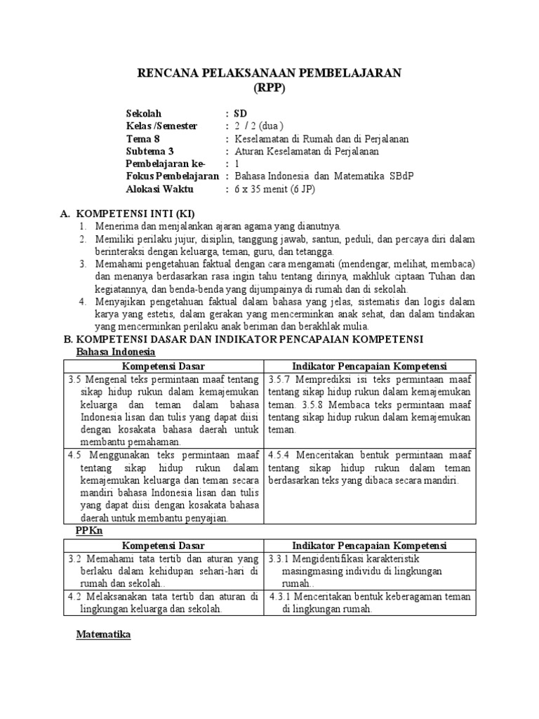 Contoh RPP (Prakarya) | PDF | Kesehatan Holistik