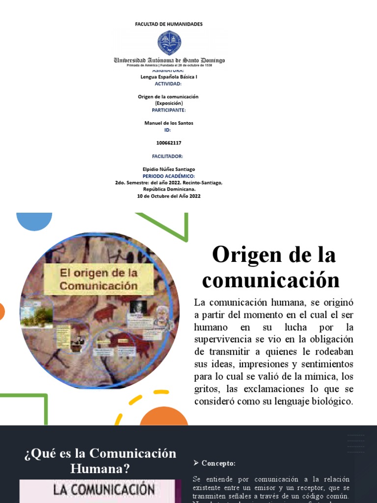 Origen de La Comunicacion Humana | PDF